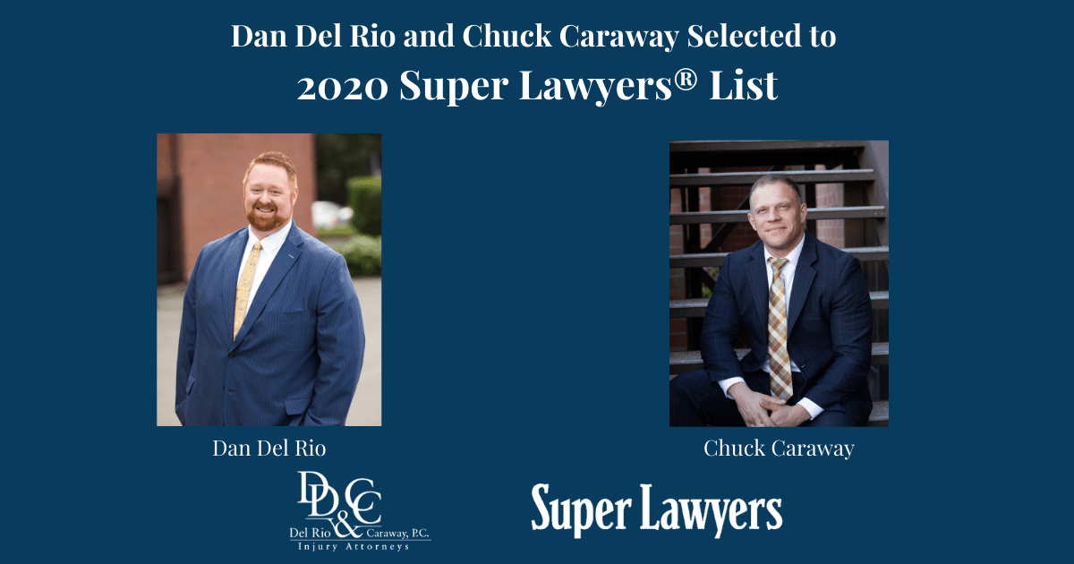 Dan Del Rio, Chuck Caraway Named to 2020 Super Lawyers®